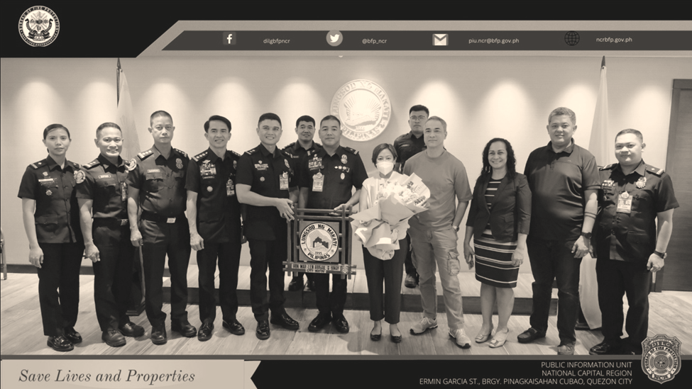 BFP NCR REGIONAL DIRECTOR RENDERED COURTESY CALL TO MAKATI CITY MAYOR